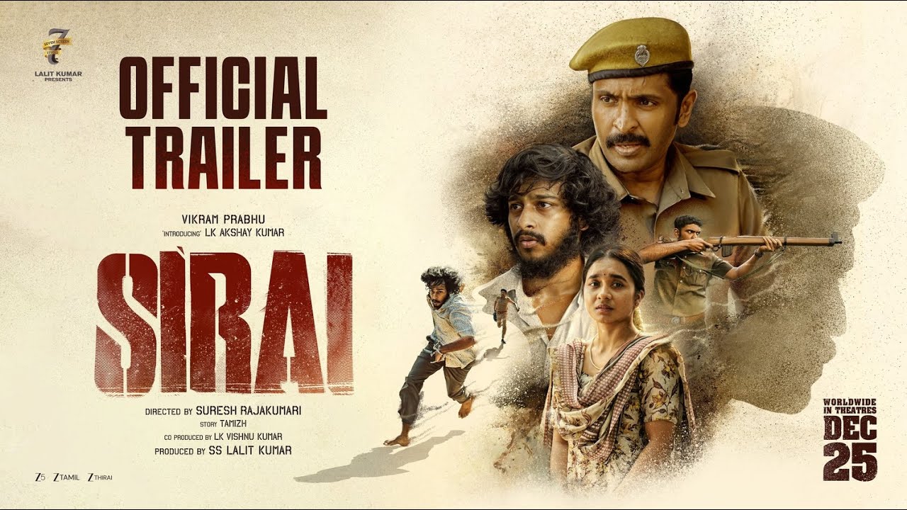 Sirai Trailer | Sirai (2025) Tamil Movie Official HD Trailer, Teaser & Video Songs - FilmiBeat