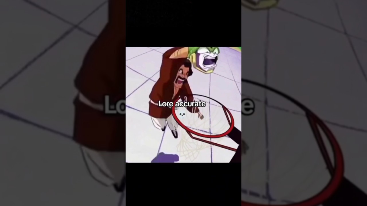 Mr Satan's Slam Dunk Was Legit.. #dragonball #shorts