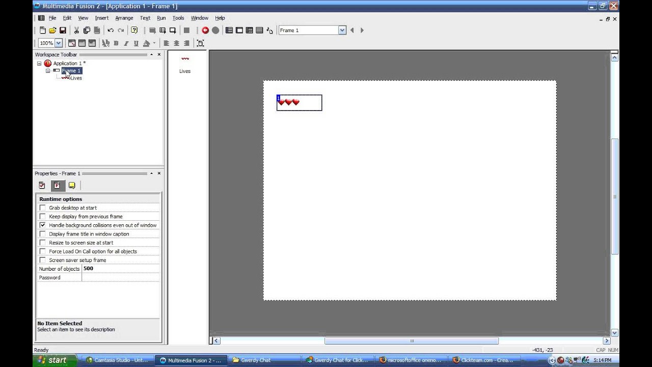 MMF2 Video Tutorial 25 - Lives Object
