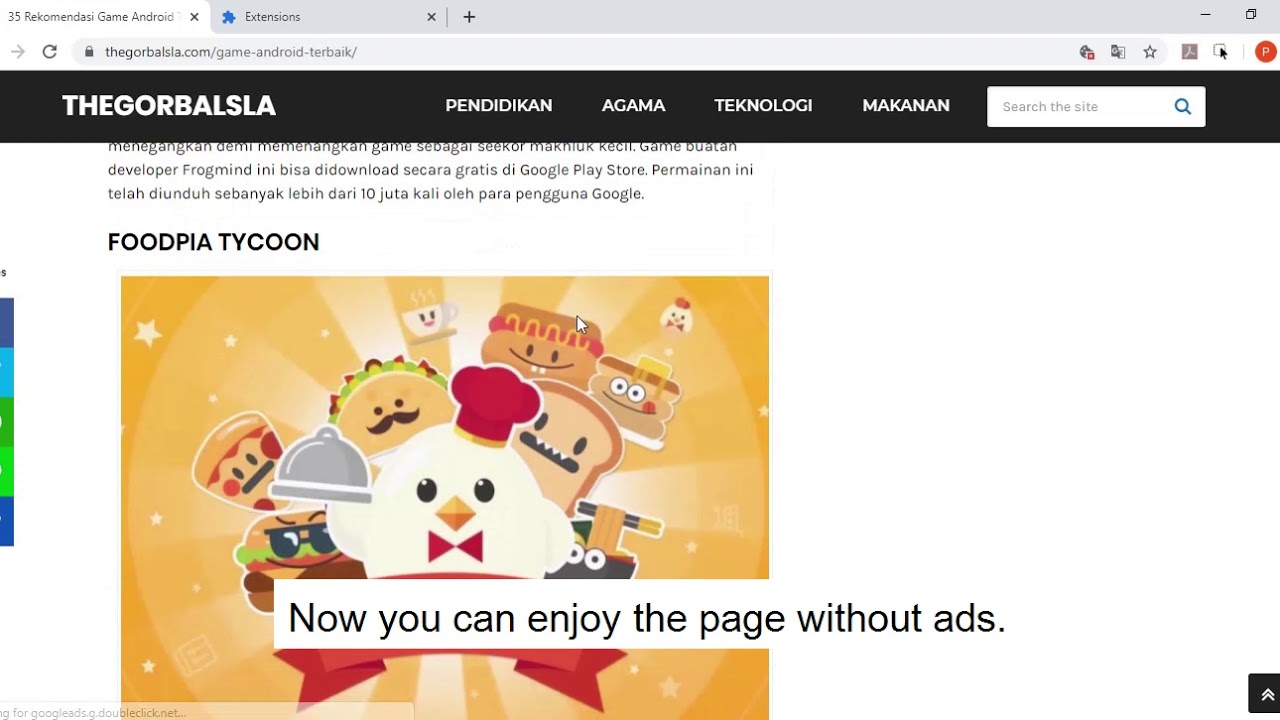 Click to delete any element on web page