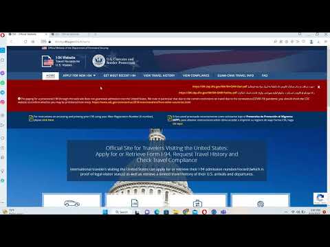 How to get the I-94 form online? What is an I-94? Fill out I-94