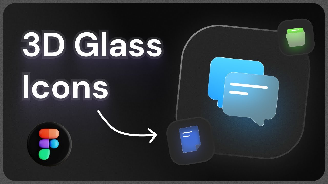 How to Create Stunning 3D Glass Icons in Figma | Step-by-Step Tutorial
