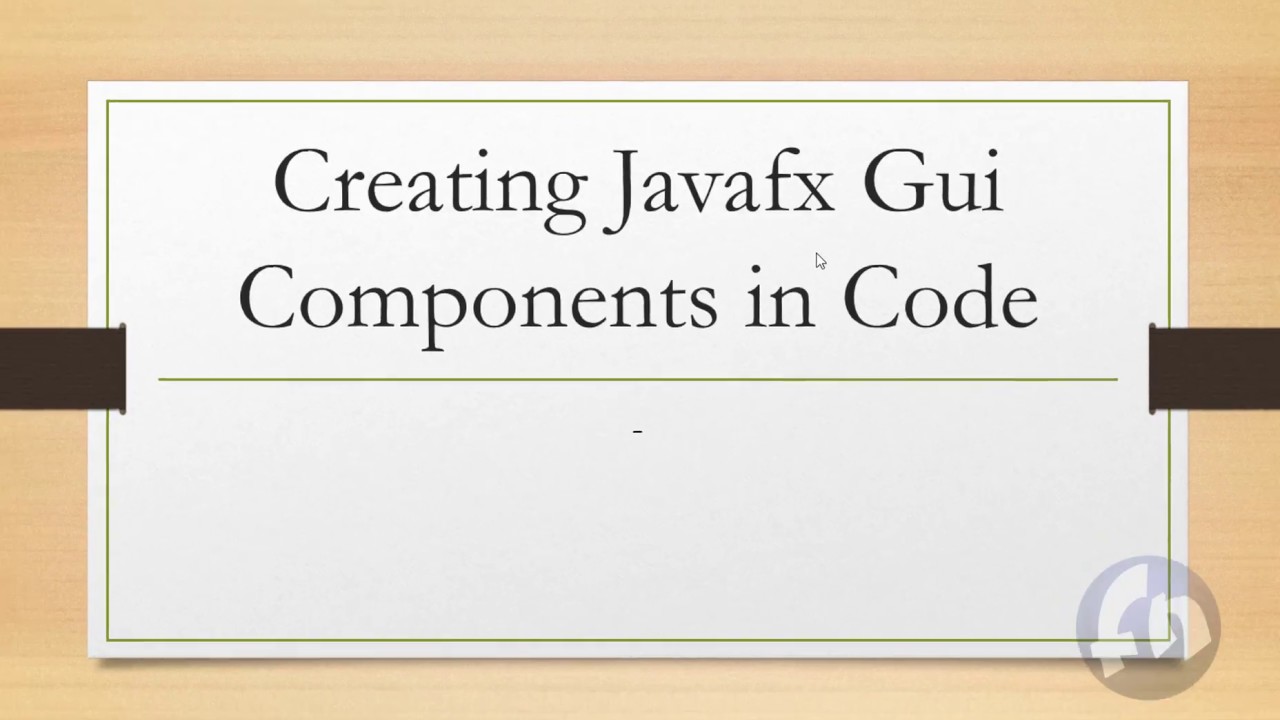 4. Javafx button in code