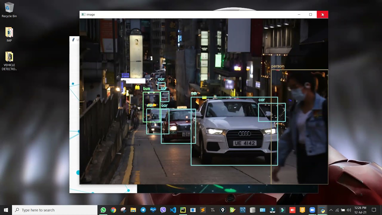 Vehicle Detection, Classification And Counting using OpenCV