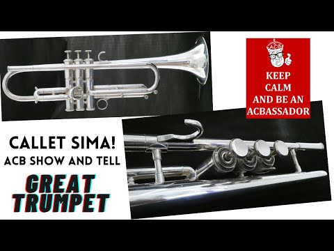 Rare Jerome Callet SIMA Trumpet! ACB Show & Tell