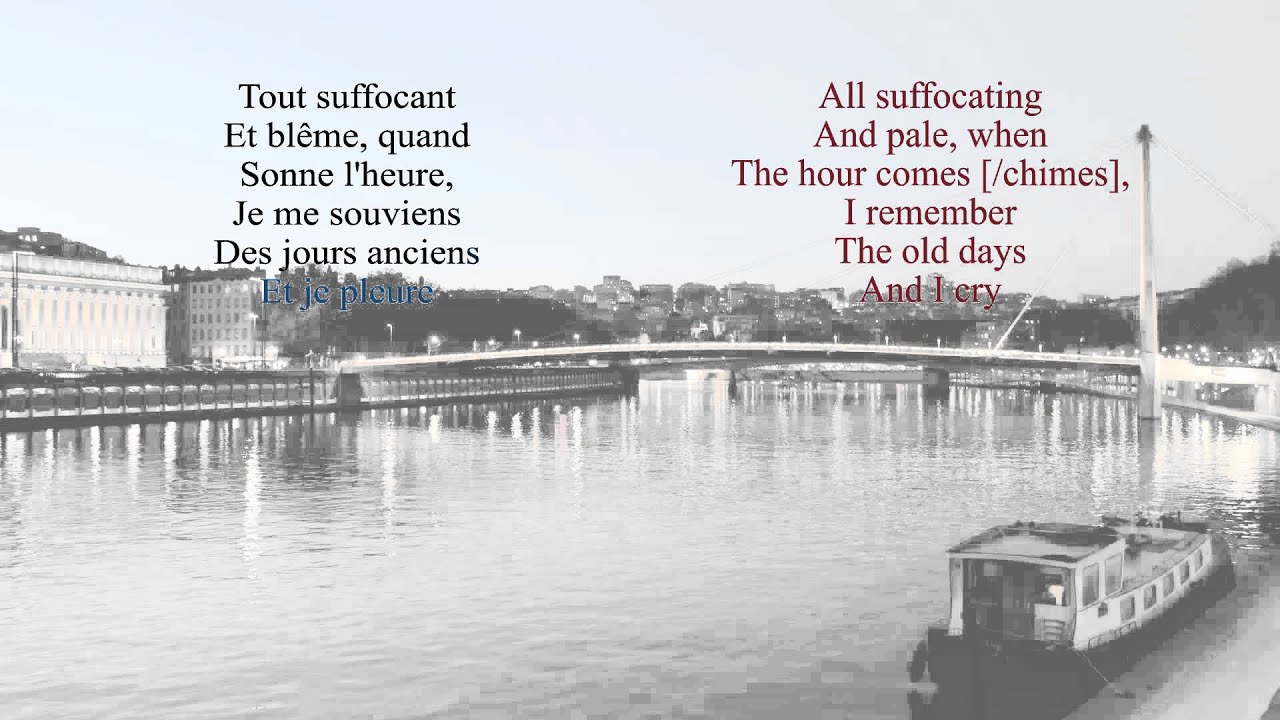 French Poem - Chanson d'Automne by Paul Verlaine - Slow and Fast Reading