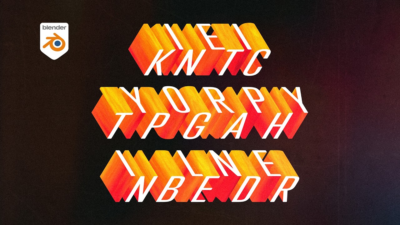 Kinetic Typography in Blender | 07 | Geometry Nodes Tutorial