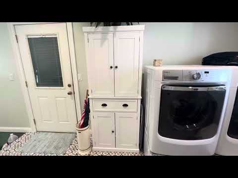 HOMCOM 72 Traditional Freestanding Kitchen Pantry Cabinet Cupboard Review