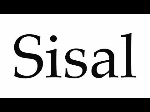 How to Pronounce Sisal
