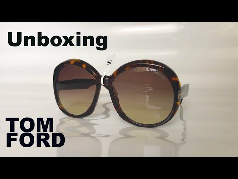 Unboxing Tom Ford Ft1010 sunglasses. Beautiful, stylish glasses with dark brown frames #tomford