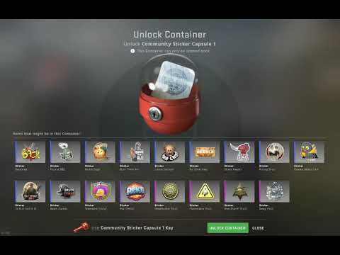 Steam Community :: Video :: Community Sticker Capsule 1 RARE UNBOXING ...