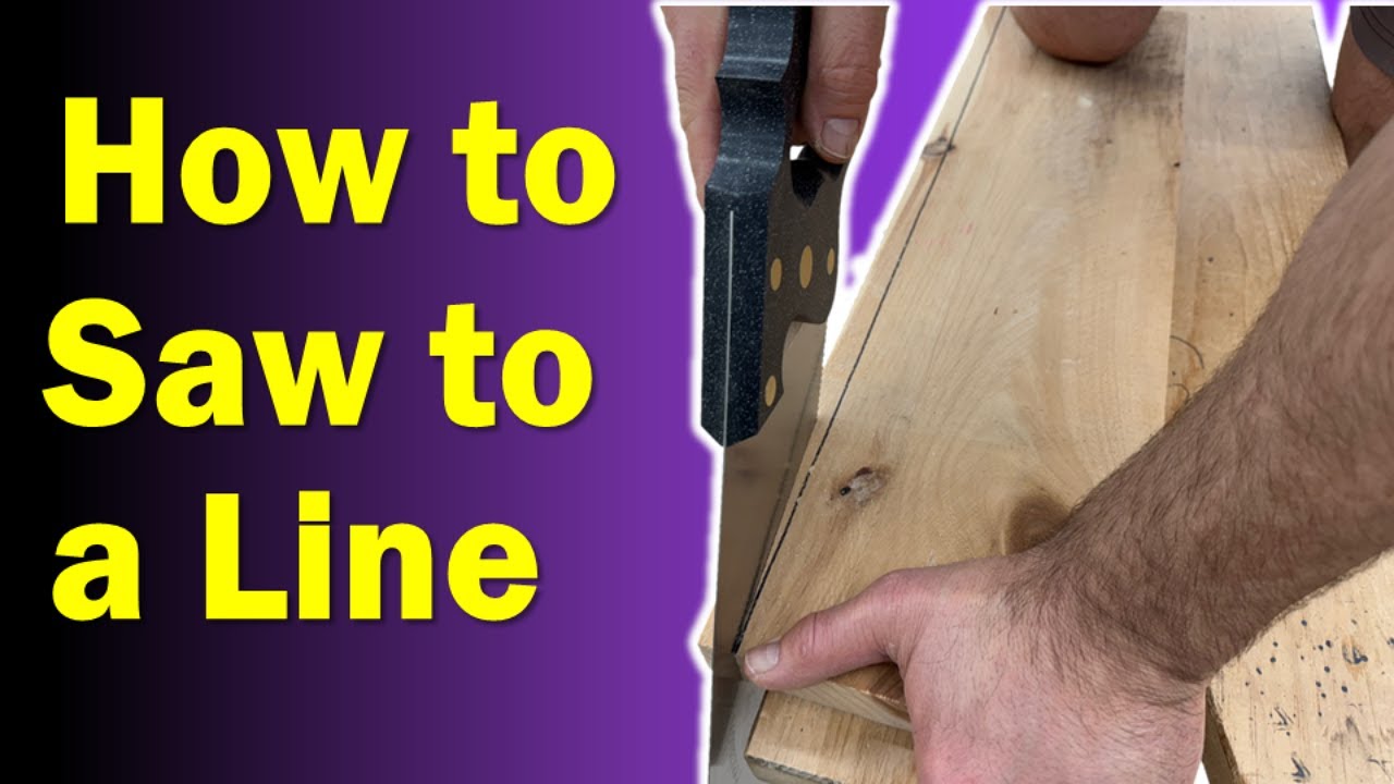 Hand Tool Woodworking | Why Can't I Saw a Straight Line?
