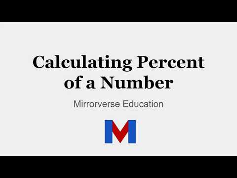 How to Calculate the Percent of a Number