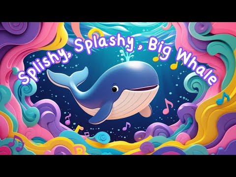 Splishy, Splashy , Big Whale | Nursery Rhymes, Animal Song, Early Education, Sing A Long