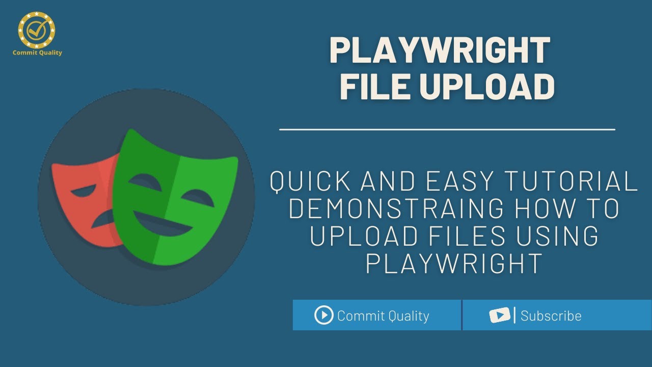 Playwright - How to Upload files