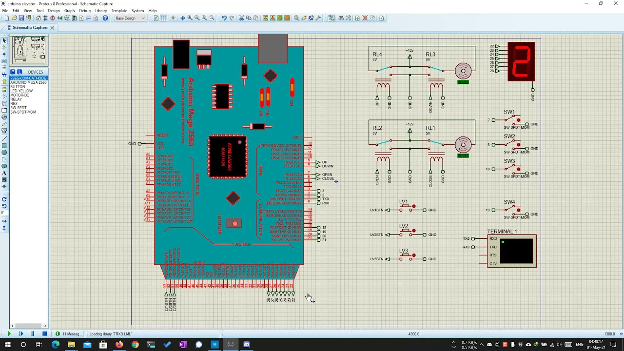 Elevator project + Code how to run the project طريقة تشغير الكود