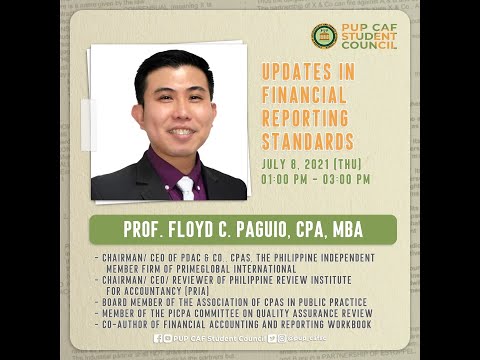 CAF REVIEW: FINALS - UPDATES IN FINANCIAL REPORTING STANDARDS