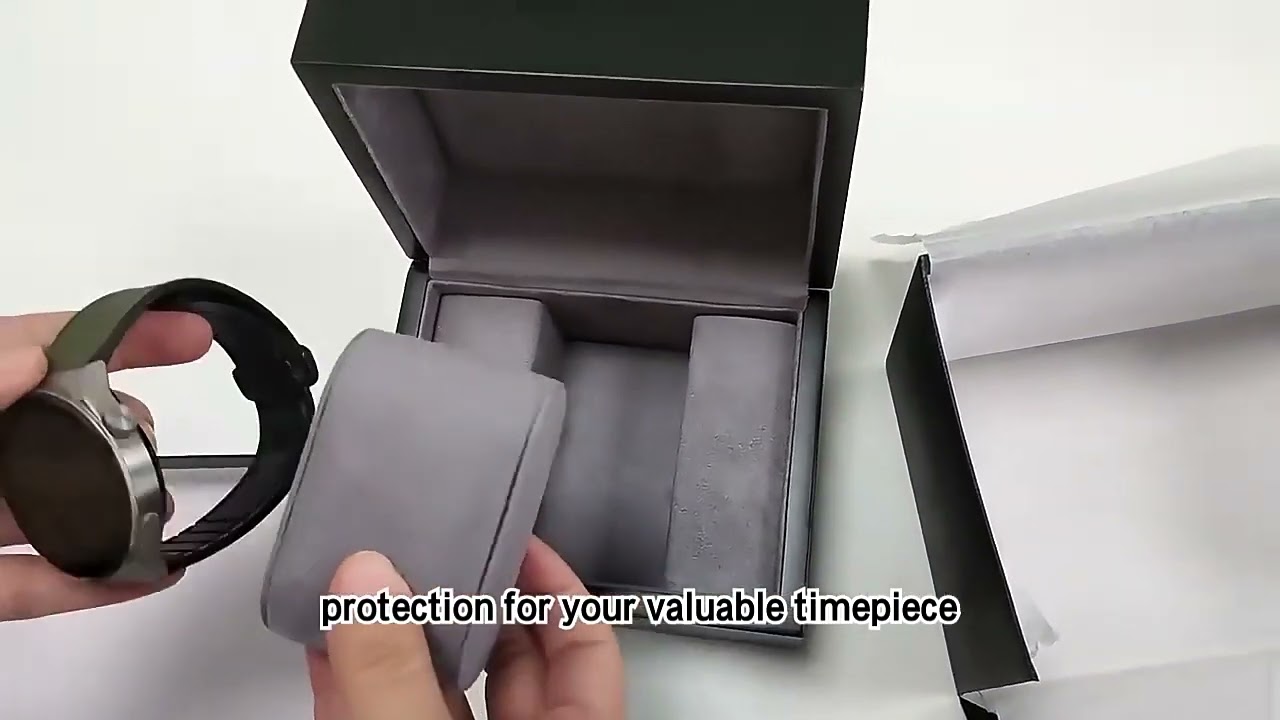 Custom logo luxury 3 slot watch roll leather smart watch storage boxes travel cases for watches