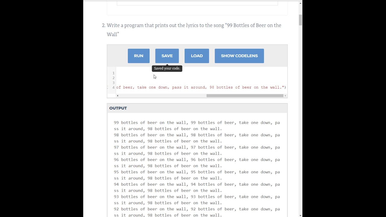 LC101 Think Python Chapter 4, Q2
