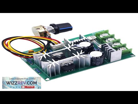 PWM Motor Speed Controller DC 10-60V 20A 1200W 25kHz DC Motor Regulator Review