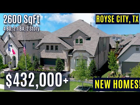 INSIDE A $432,000+ NEW CONSTRUCTION HOME IN ROYSE CITY, TX. BEST FLOOR PLAN FOR THE MONEY