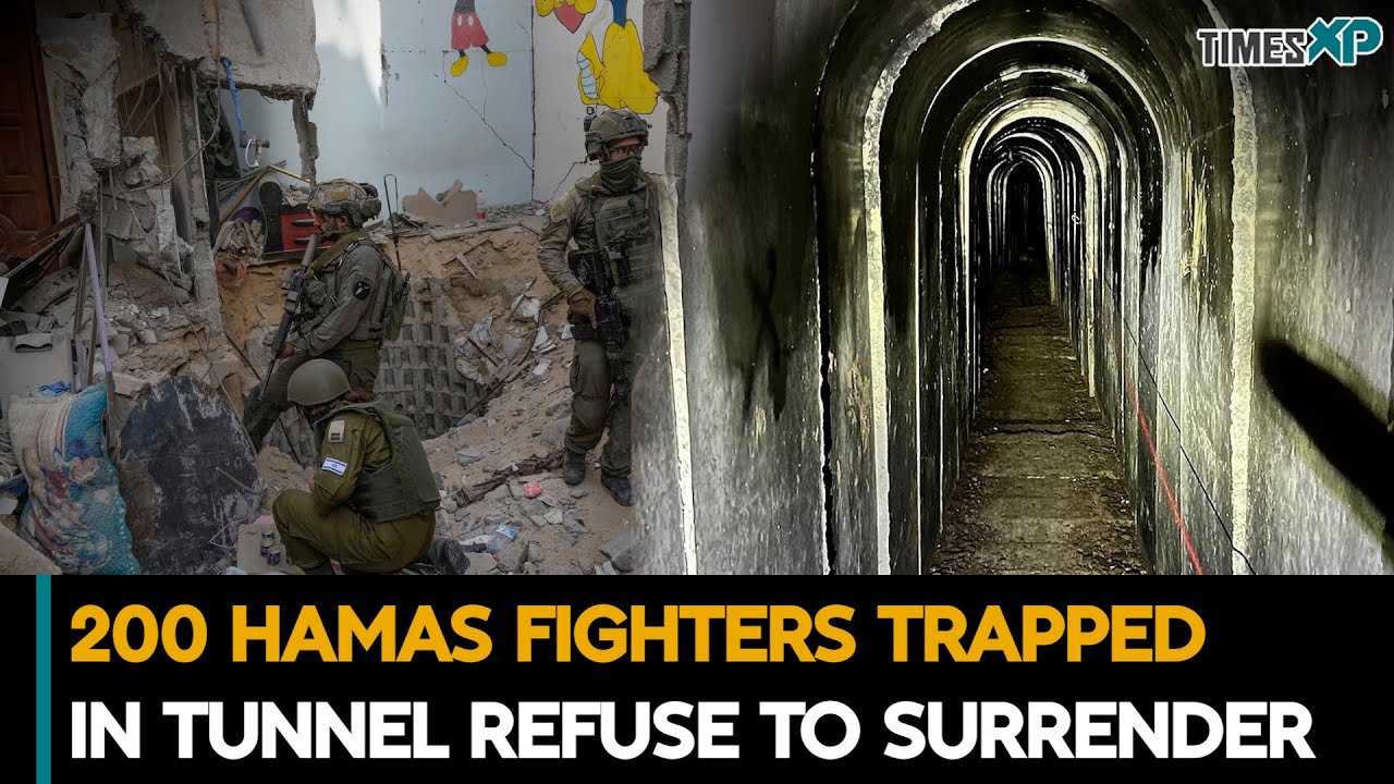 200 Hamas Fighters Trapped In Tunnel Refuse To Surrender| Israel-Hamas War