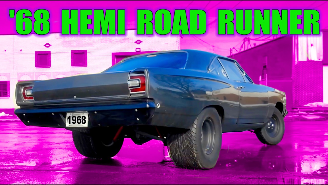 Monster 1968 HEMI Road Runner - NO MUFFLERS