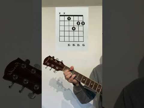 Random Chord of the Day- E Flat Minor 7th #guitar #music #shorts #youtube #youtubeshorts #chords