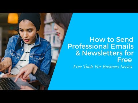 How to Send Professional Emails and Newsletters for Free | Chanel Polk