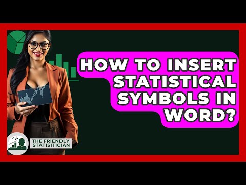 How To Insert Statistical Symbols In Word? - The Friendly Statistician