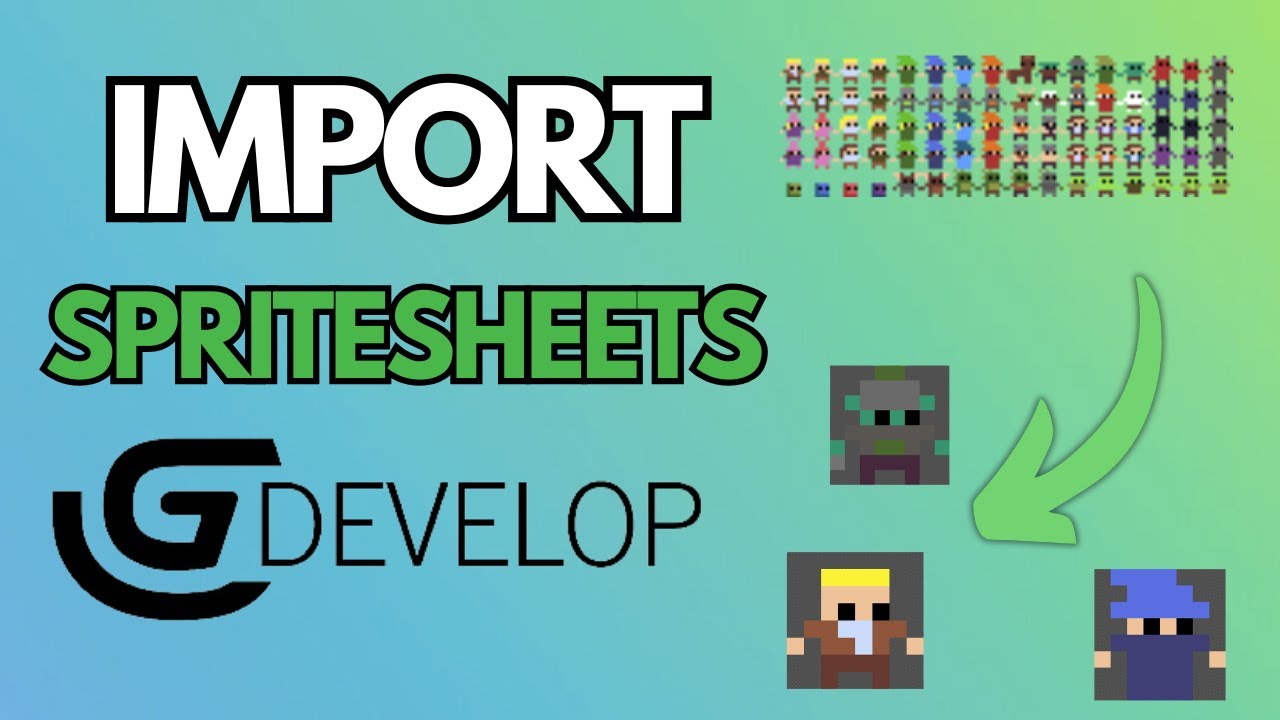 How to Import a Sprite Sheet in GDevelop!