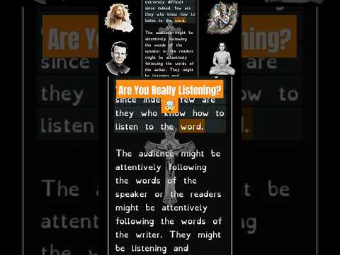 Why You Don’t Truly Listen 📖👂 | The Ego’s Translation #ego #I #samaelaunweor #spiritualquote #shorts