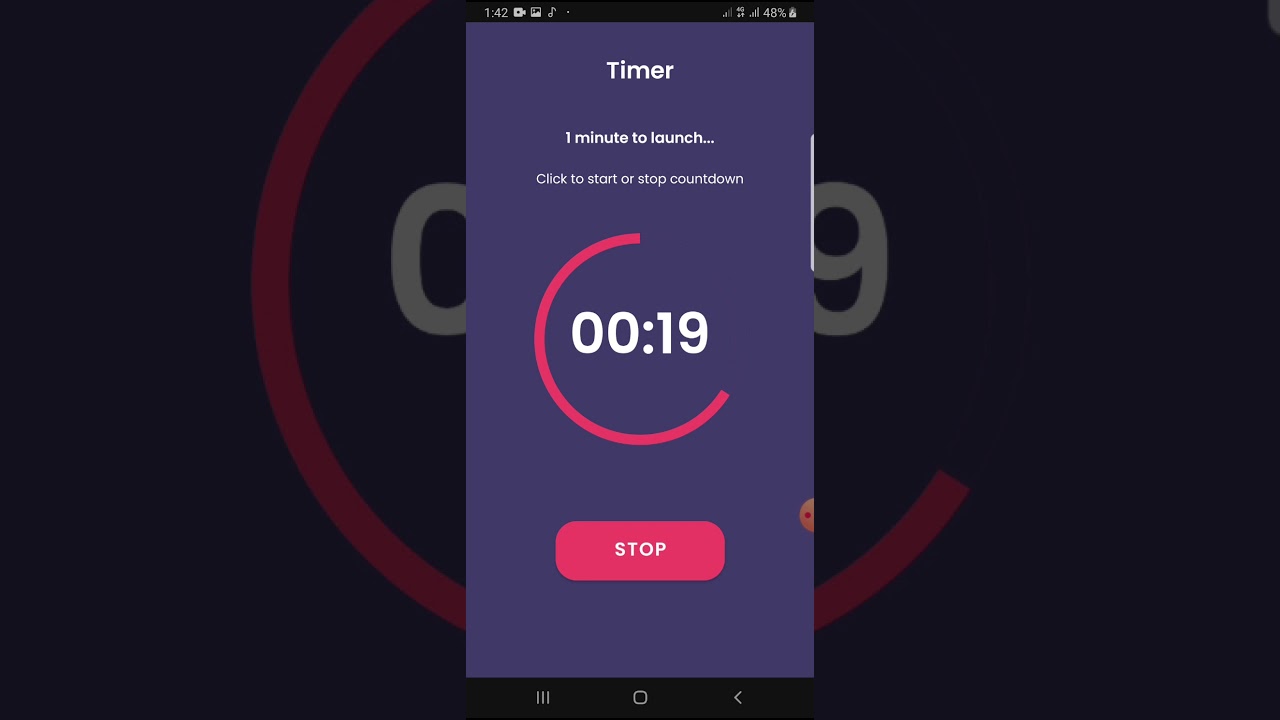 JetPack Compose CountDown Timer Demo App