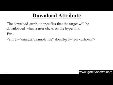 Learn 56 download attribute in HTML Hindi - Mind Luster