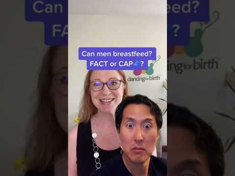 Can Men Breastfeed?!?! FACT or CAP? #shorts #lactation