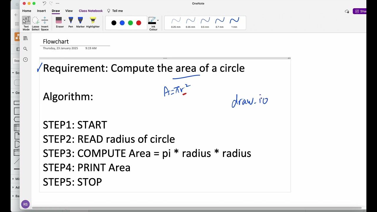 Flowchart Lesson1: Sequence