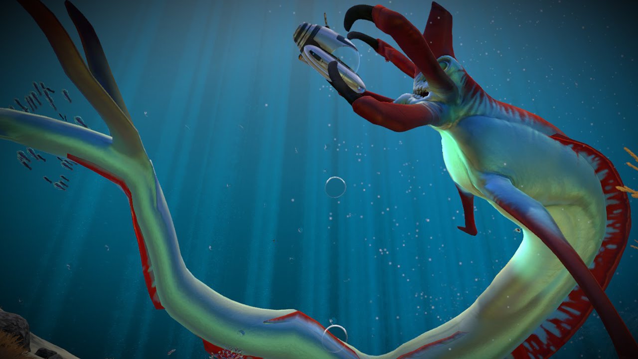[90] Observing the Reaper Leviathan | Subnautica