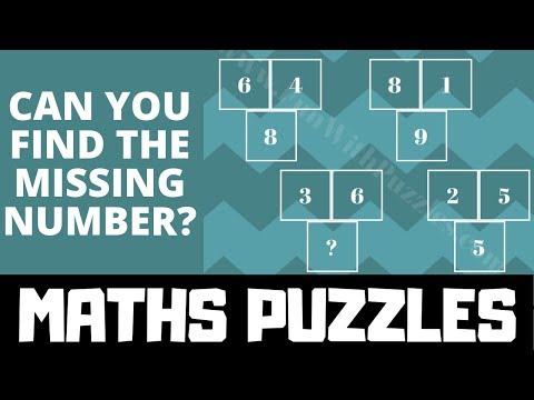 Math Puzzles with Answers | Missing Number Maths Brain Teasers