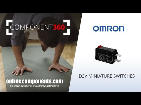 Component360: Omron Electronic Components Miniature Basic Switch D3V