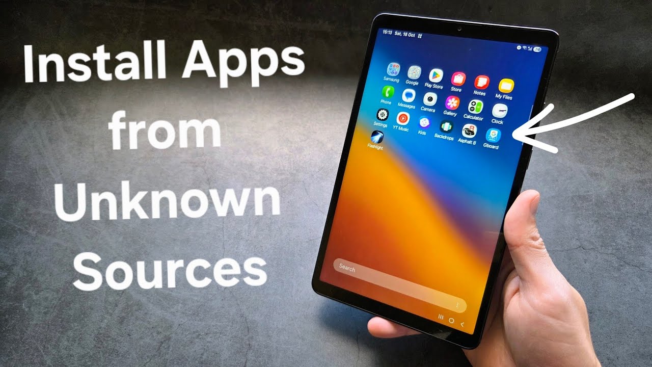 Any SAMSUNG Tablet - Install Apps from Unknown Sources