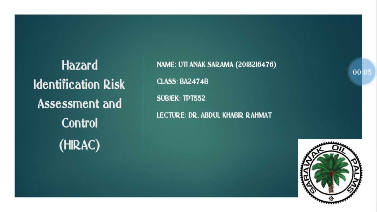 HIRARC FORM (TPT552)