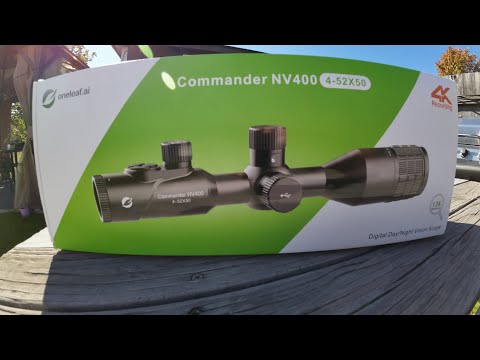 Commander NV400 4-52X 4K Digital Day/Night Vision Riflescope | OneLeaf.ai