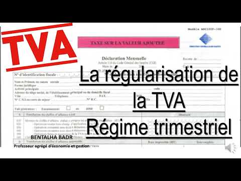 Fiscalité TVA (S5) : Régime trimestriel (Exercice corrigé)