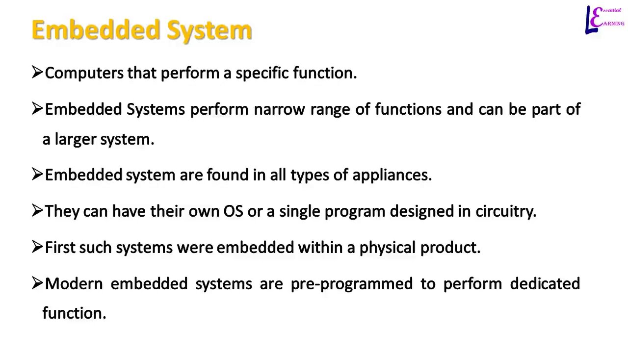 Embedded Systems - easy explanation ~ | COMPUTER SCIENCE COURSE|