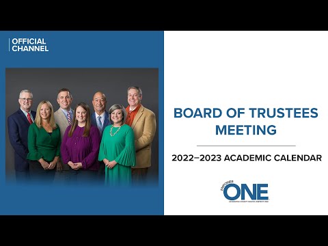 2022–2023 Academic Calendar