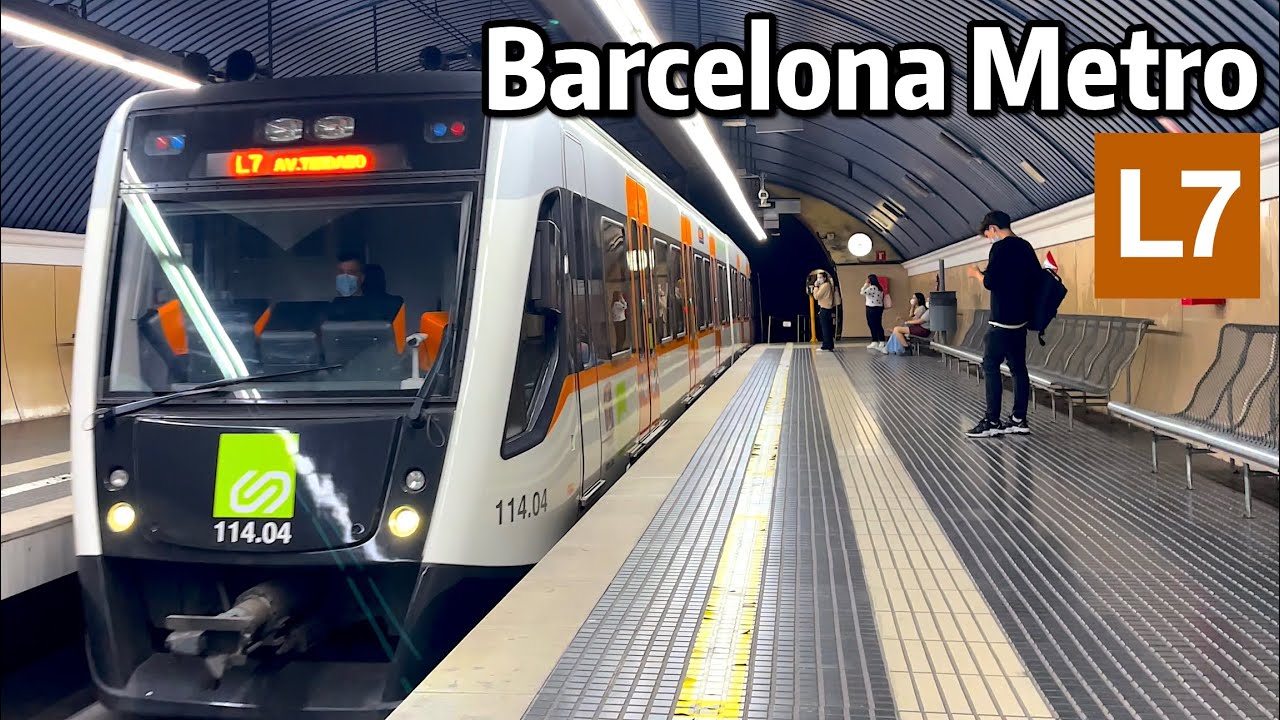 ⁴ᴷ⁶⁰ Exploring Barcelona Metro Line L7