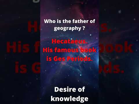 who is the father of geography?