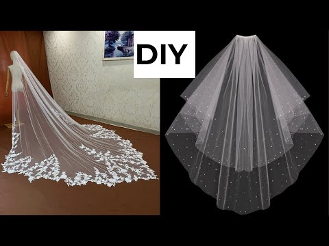 How to Make Wedding Veil | Bridal Veil Sewing Tutorial | DIY Veil | Handmade Veil