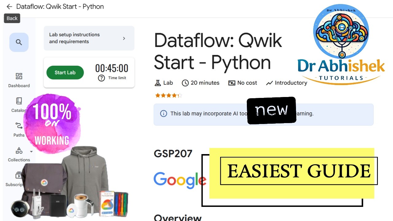 Dataflow: Qwik Start - Python | FEB 2026 | #GSP207 #qwiklabsarcade2026