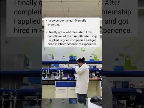 Tips to get a job in big biotech companies. #jobs #biotechnology #student #studentsucess